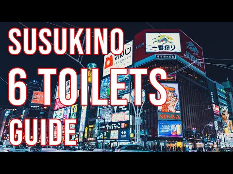 【Japan Travel Guide】Susukino Toilets map【Sapporo,Hokkaido】
