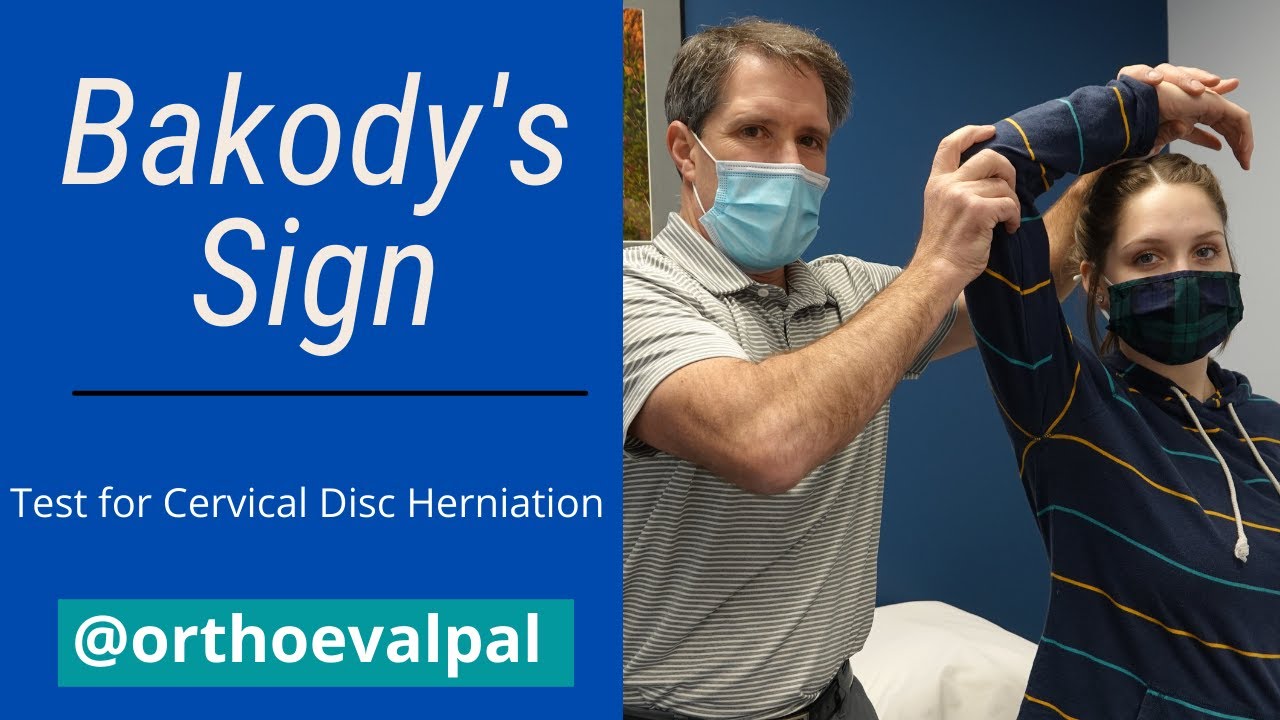 Bakody's Sign/Test (Shoulder Abduction Sign)