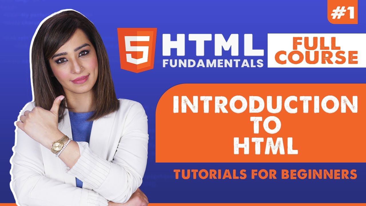 1. Introduction to HTML | HTML tutorial for beginners | HTML full course