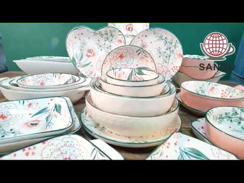 Minimalist dinnerware set pottery plates handmade dinner set