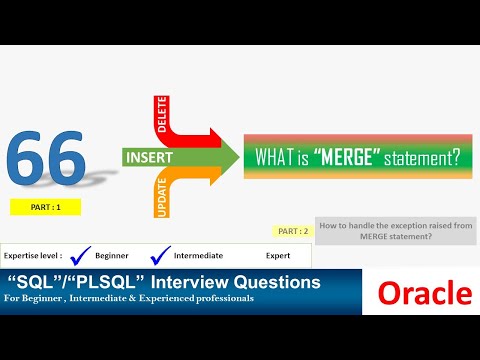 Oracle PL SQL interview question | Oracle MERGE statement | oracle merge statement example