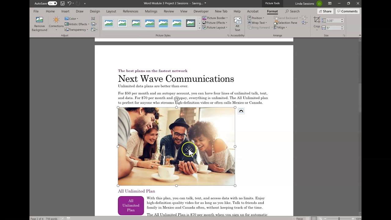 Word Module 3 Project 2 Computer Essentials