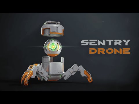 SENTRY DRONE | Sci-Fi Hard Surface Model