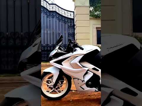 rs 200 white colour new Terra look video #shorts #pulsar #rs200 #rslove_story