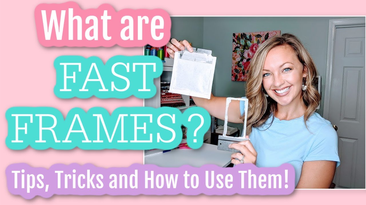 What are Fast Frames? How to use Fast Frames with your multi-needle embroidery machine