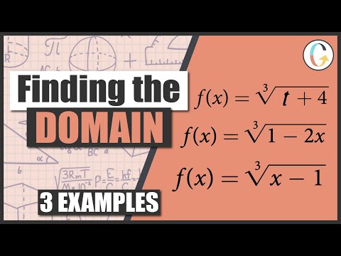 How to Find the Domain of a Cube Root Function Using Interval Notation: f(x) = (1 - 2x)^(1/3)