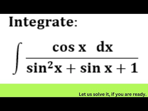 WHAT IS THE INTEGRAL VALUE OF THE TRIGONOMETRIC EXPRESSION?
