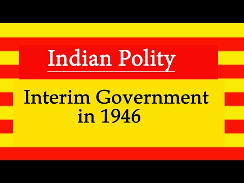 Interim Government of India l Interim Government in 1946