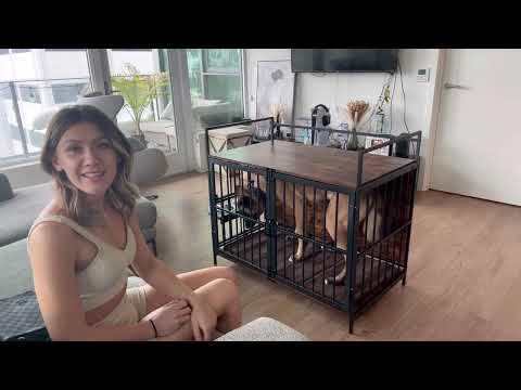 ROOMTEC Furniture Style Large Dog Crate
