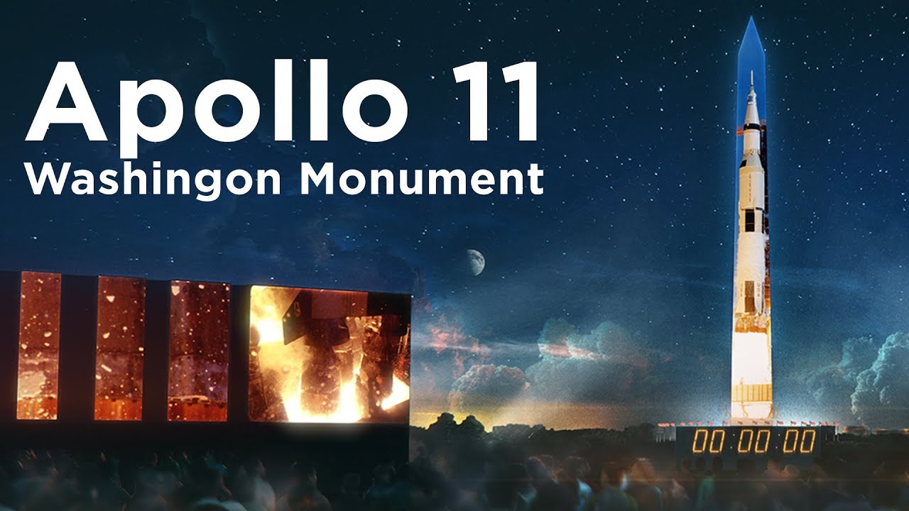 How they will Project the Saturn 5 On the Washington Monument