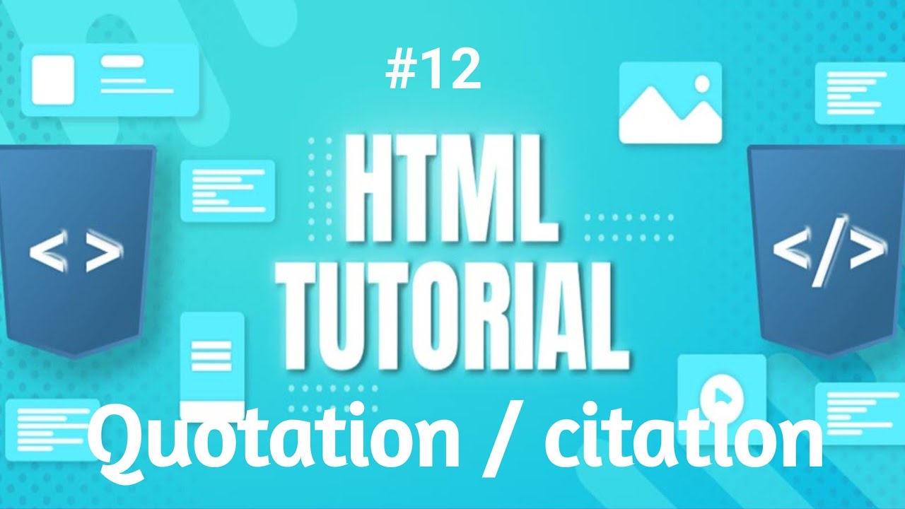 Quotation and Citation Elements #12 |html tutorial for beginners | |#html #html5 #programming #study