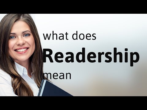 Readership — definition of READERSHIP