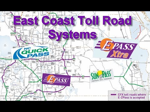East Coast Toll Road Systems for RVers