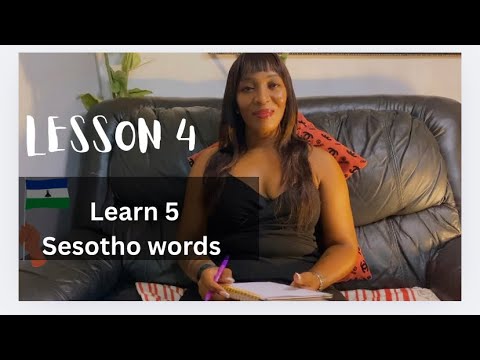 Learn Sesotho easy| 5 easy words daily| learn southern sotho