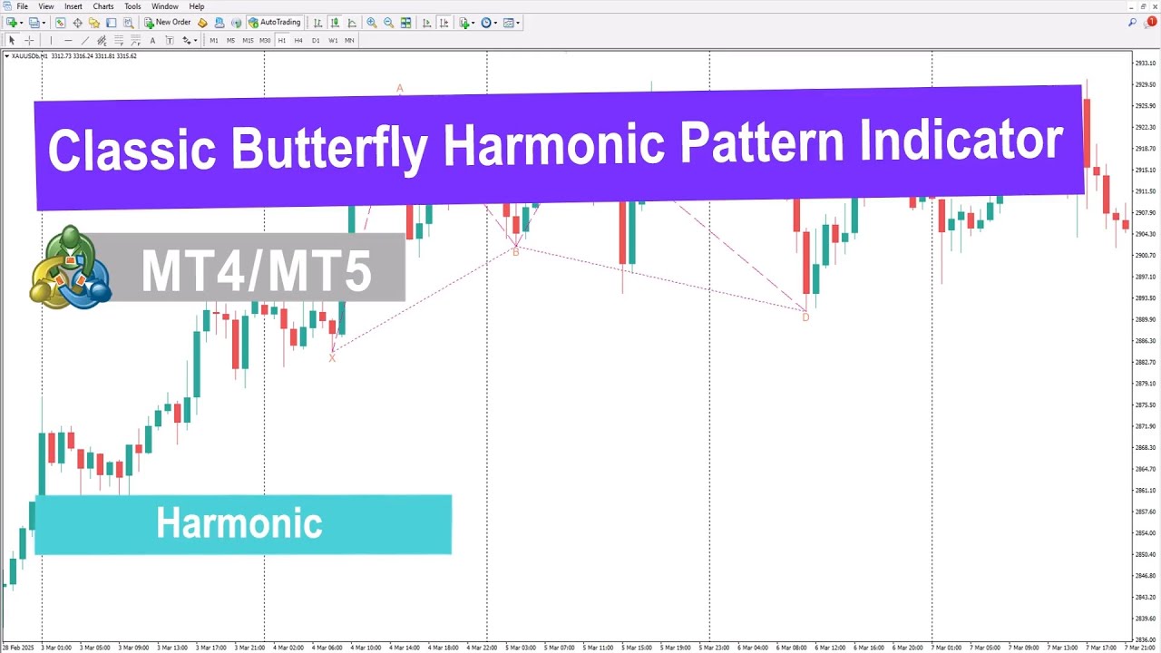 Understanding the Classic Butterfly Harmonic Pattern Indicator for MT4/5 | Galaxy.ai