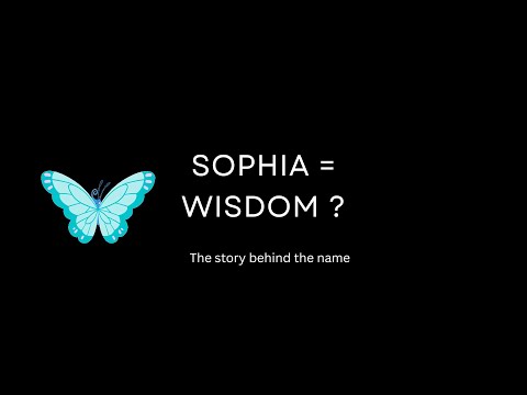 What does Sophia means ?