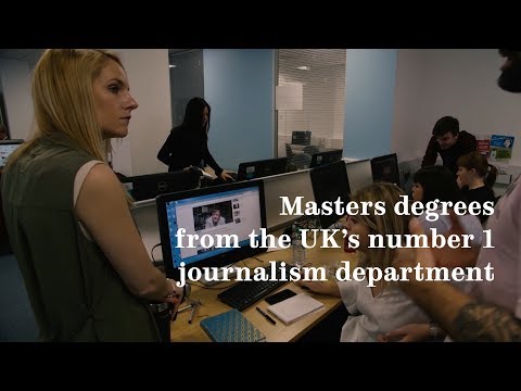 Masters degrees from the UK's number 1 journalism department