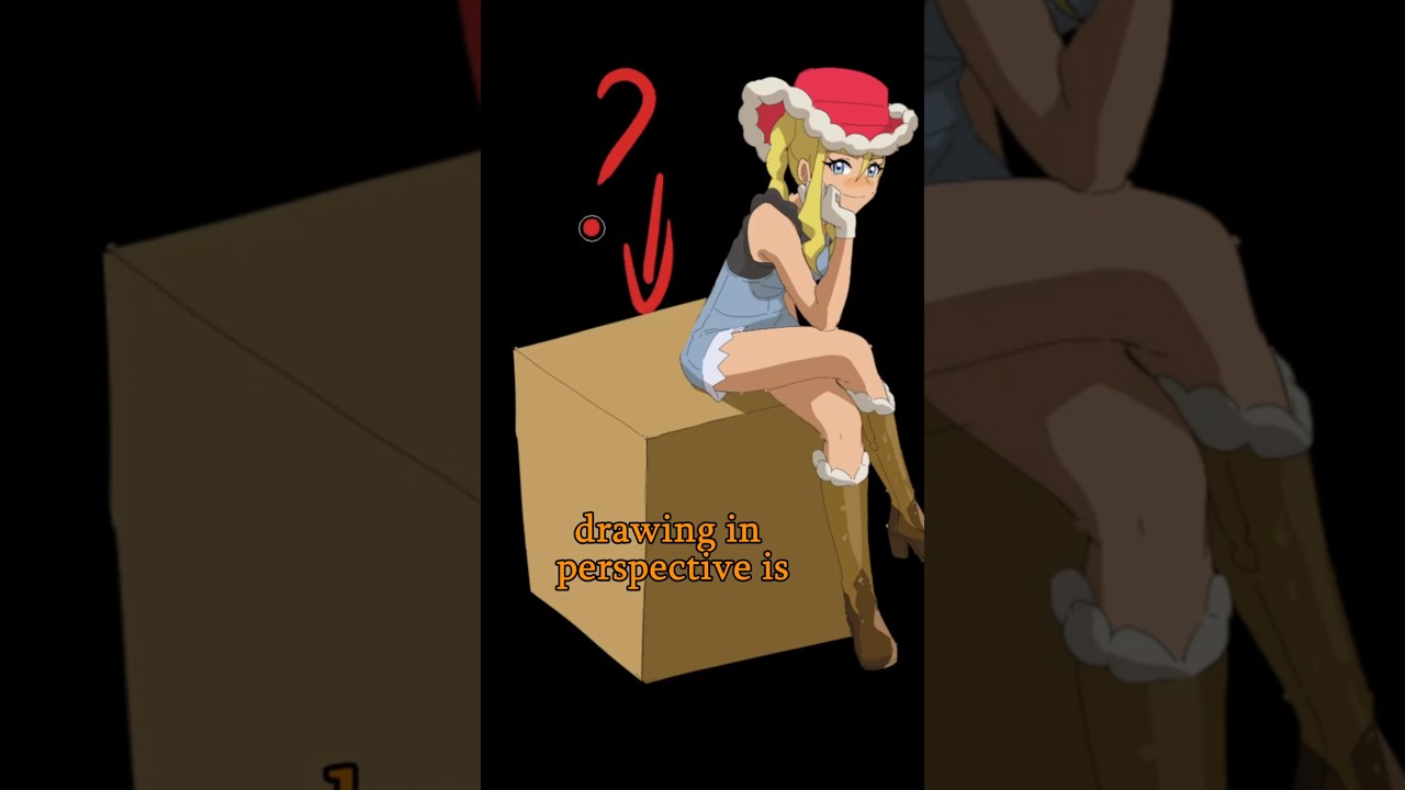 Mistake Drawing Perspective - Quick Art Tips #art #sketch #shorts #tutorial #drawingtutorial #anime