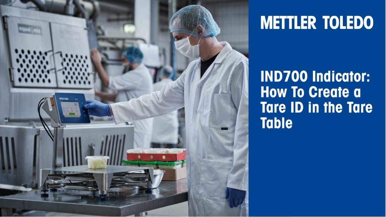 IND700 Indicator: How to Create Tare ID