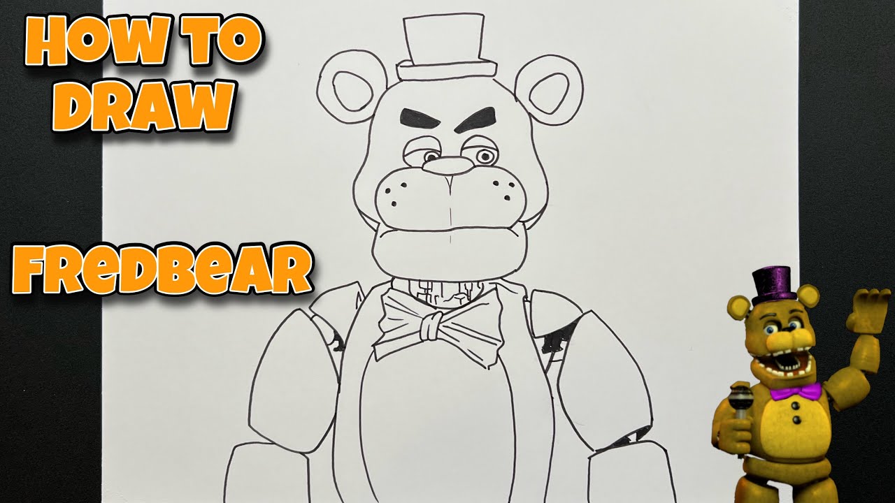 How To Draw FredBear | Five Nights at Freddy’s 4 #drawing #fnaf #fredbear
