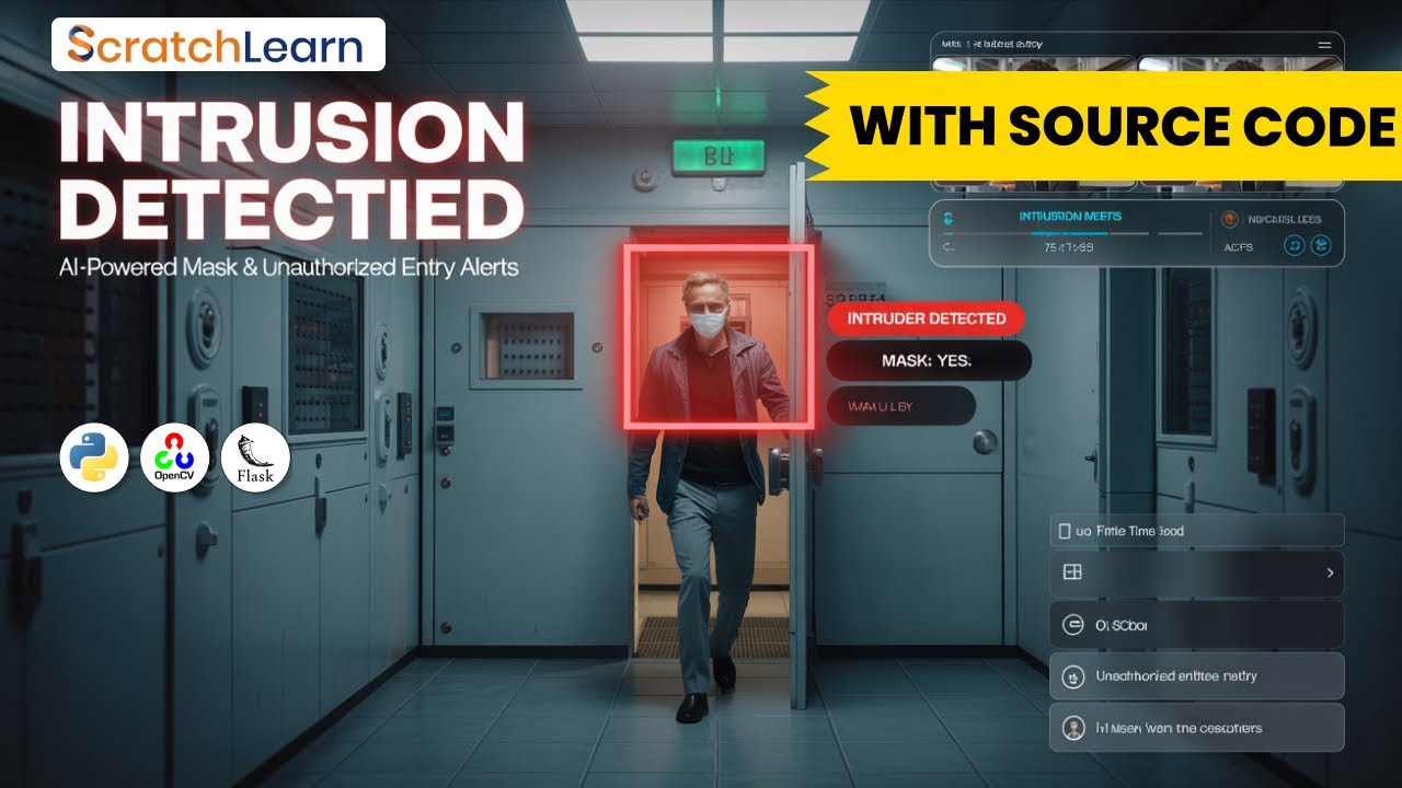 Real-Time Intrusion Detection using OpenCV & Deep Learning | Python + Source Code #computervision