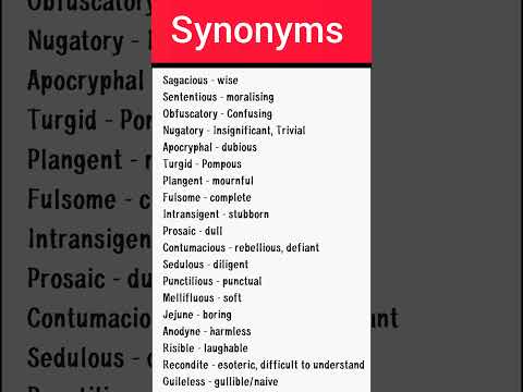 Synonyms | Vocabulary | English #synonyms #synonymsinenglish #synonymsmeaning #english #voacbulary