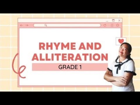 Rhyme and Alliteration (Grade 1)