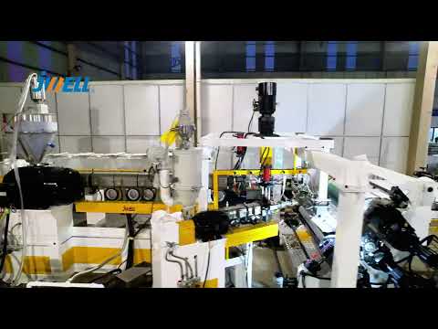 How PC Diamond Pattern Sheets are Made: The Extrusion Lin#jwell #extrusionmachine