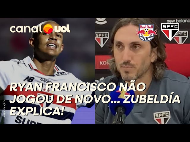 São Paulo: Zubeldía explica ausência de Ryan contra o Bragantino