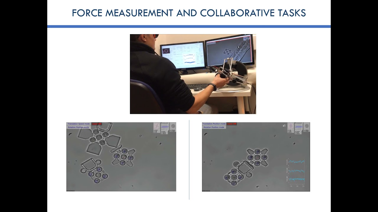 Optical teleoperated microrobots