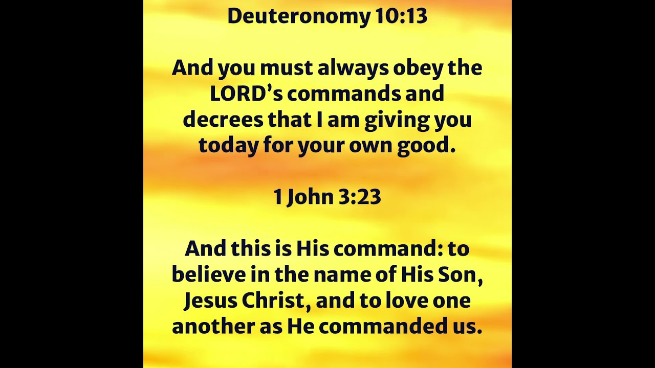 Obey God’s commands and be blessed.   #obeygod #believejesus
