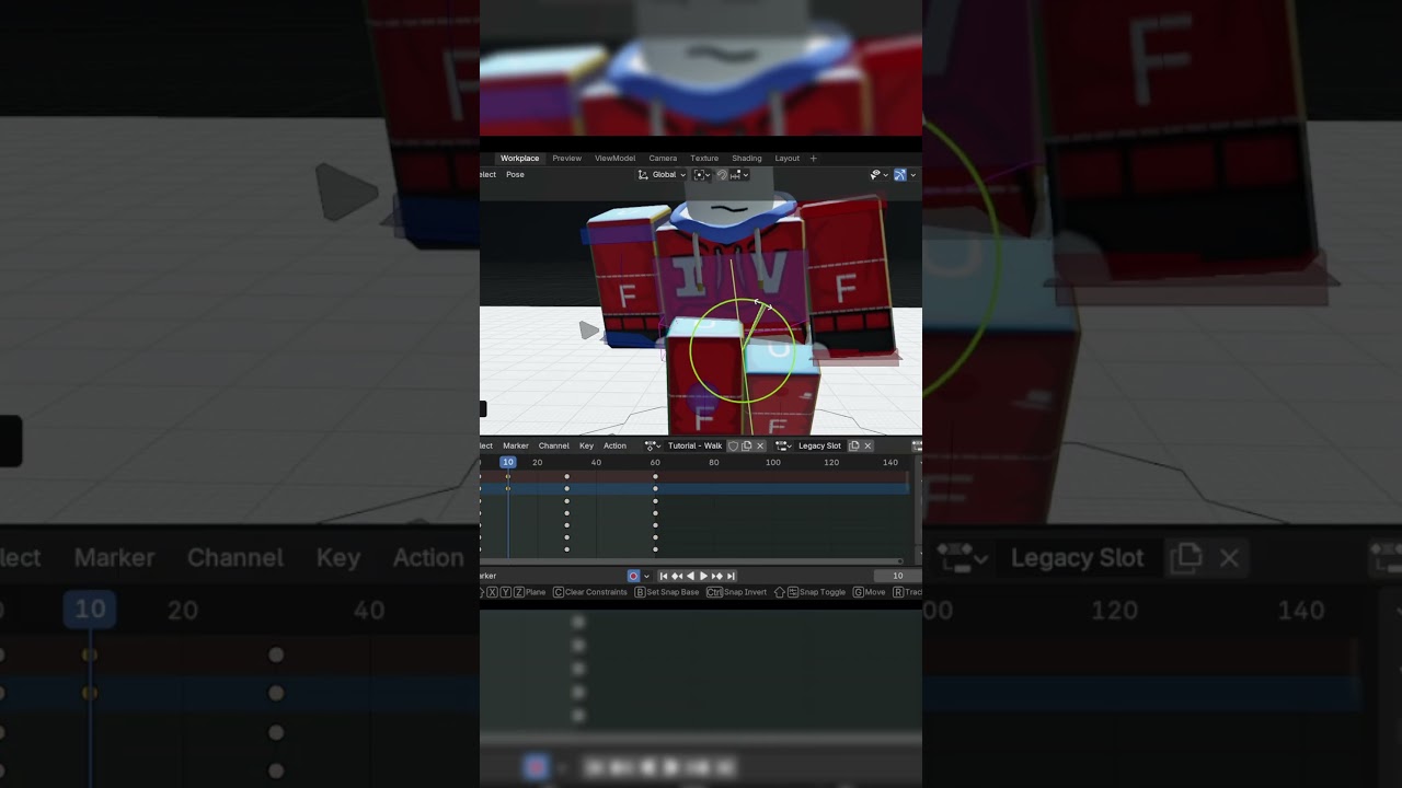 Roblox Blender Walk Cycle (TUTORIAL IN DESCRIPTION) #roblox #tutorial #moonanimator #robloxanimation