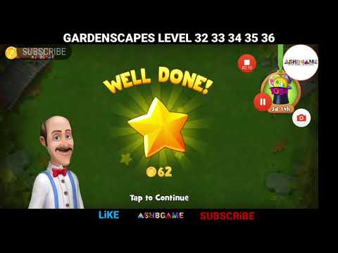 Gardenscapes Game Level 32 33 34 35 36/Gameplay/With Boosters – Toy ...