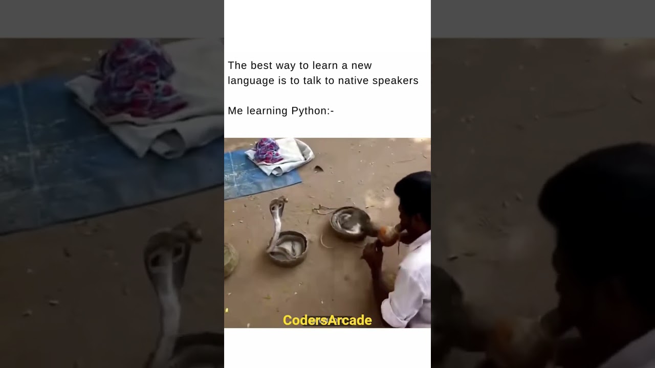 The Native Speaker Method for Coding 🐍 #python #coding #learning