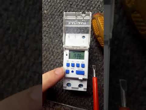 How to set the time on a geyser timer