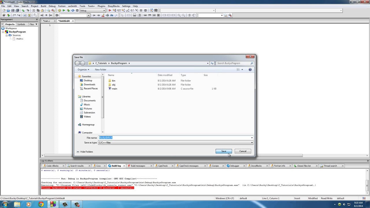 C Programming Tutorial - 10 - Creating a Header File