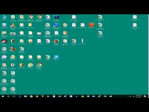 How to make desktop icons smaller in Windows 10