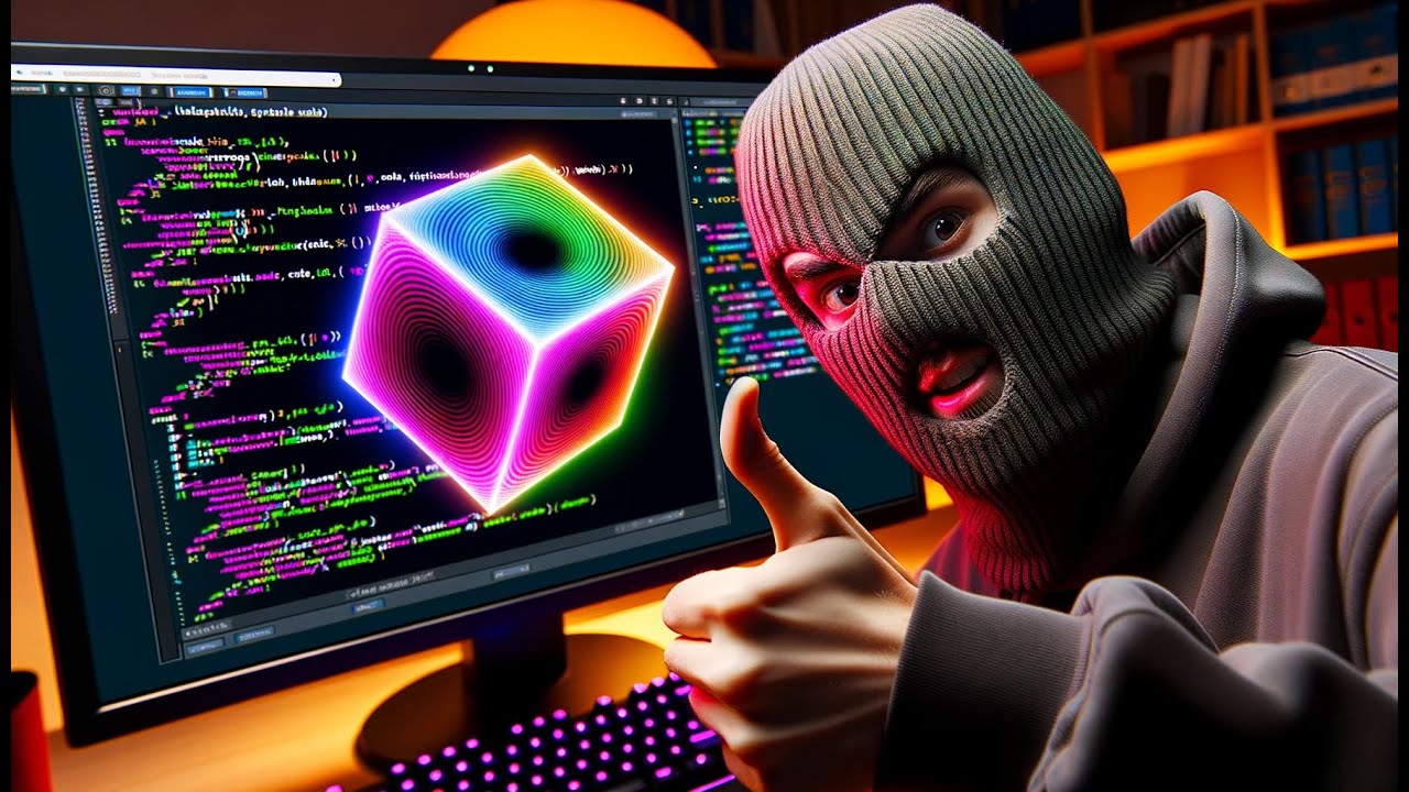 This Spinning 3D Cube Will BLOW Your Mind! | three.js Tutorial