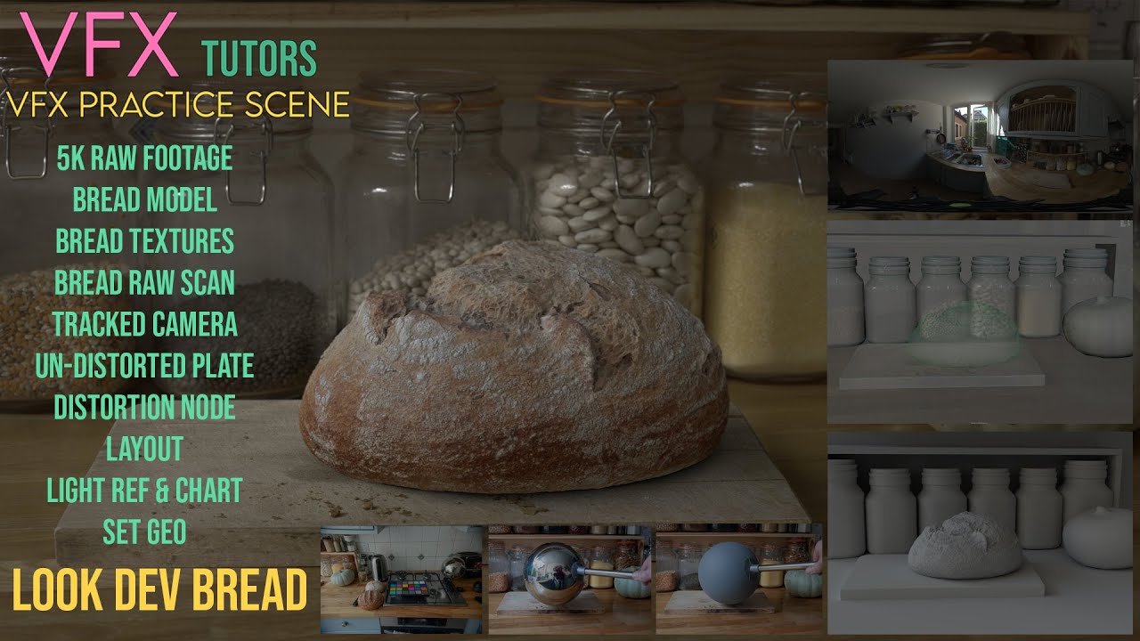 VFX Practice Scene - Look Dev Bread