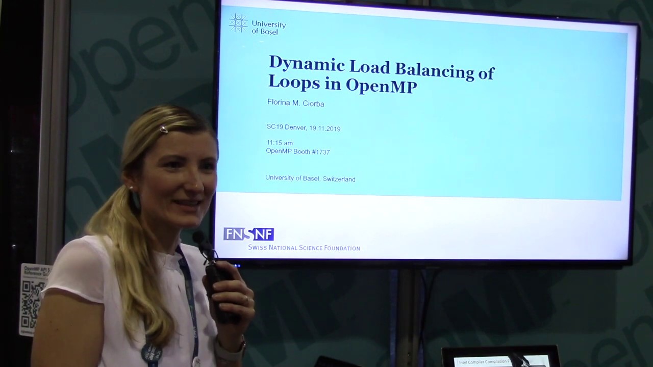 Dynamic Load Balancing of Loops in OpenMP - Florina Ciorba - SC19