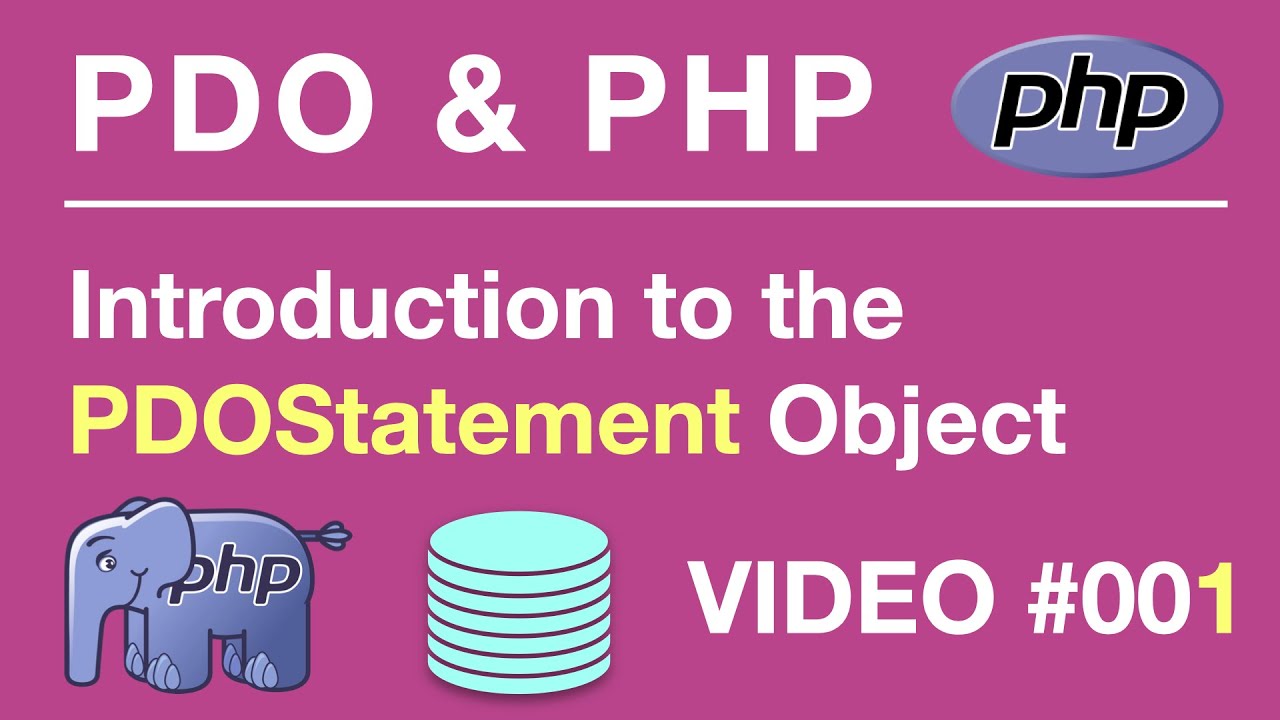 PDO | PHP | MySQL | PDOStatement Intro #001 | BEGINNERS // Tips from the Self Taught Developer