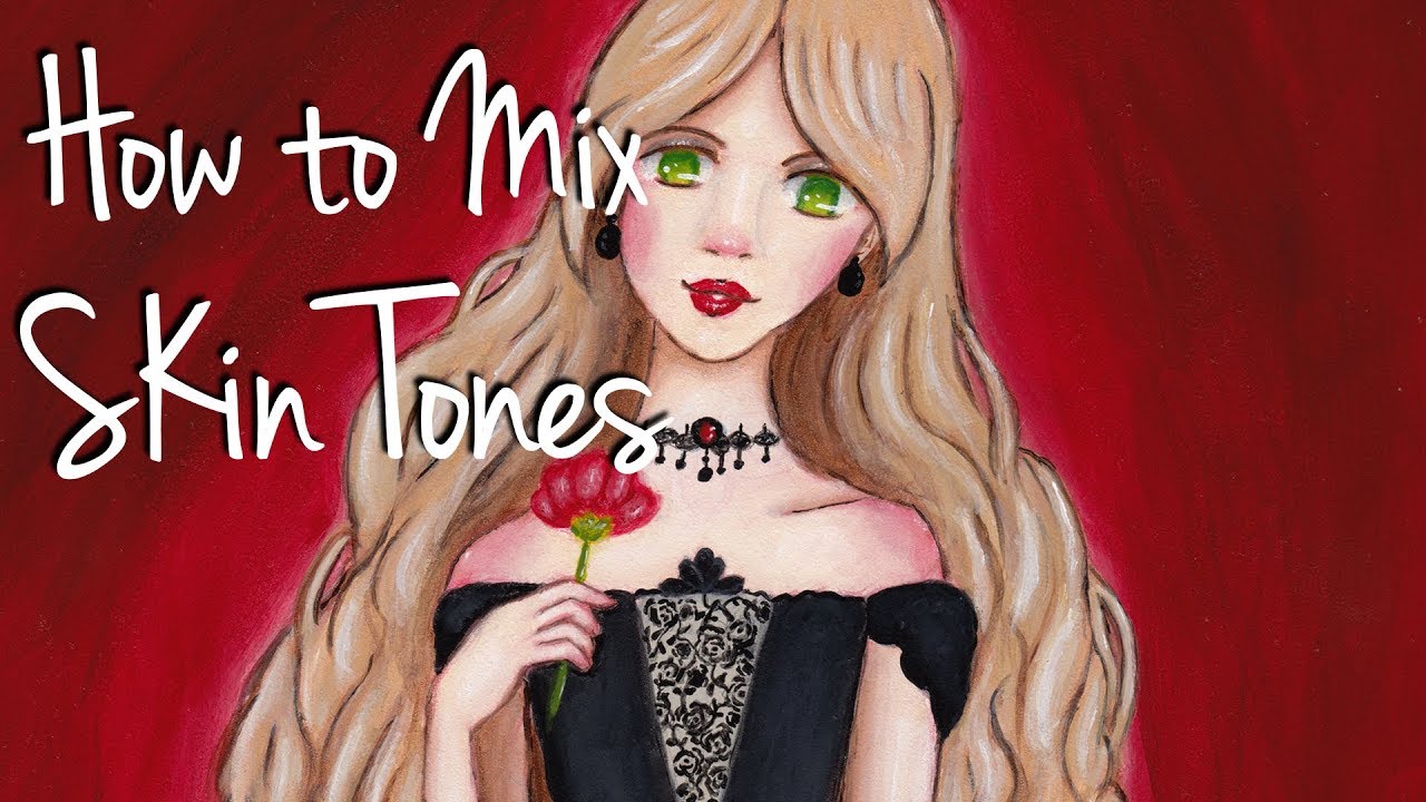 How to Mix Skin Colors with Acrylic Paint