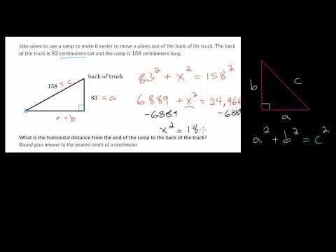 Pythagorean Theorem Word Problems: Practice