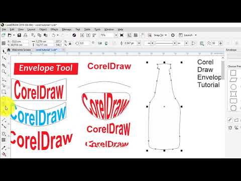 How to use Envelope Tool in CorelDraw