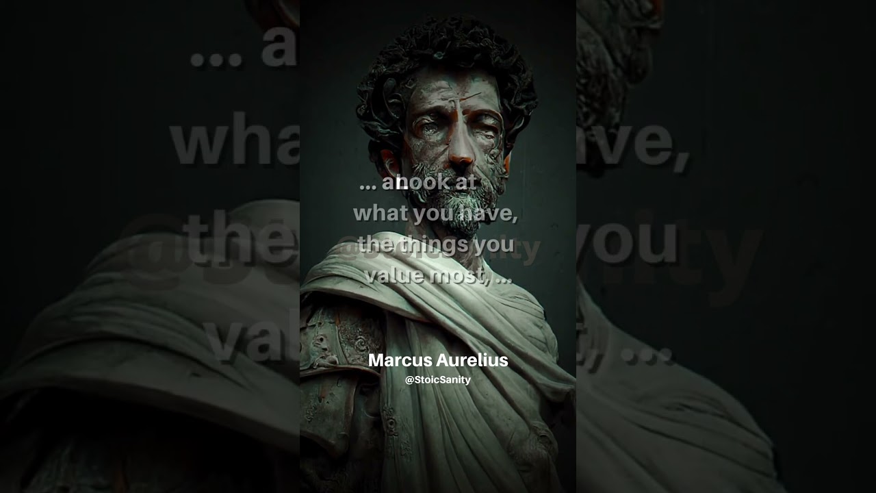 GRATITUDE AND CONTENTMENT - STOIC MOTIVATION #quote  #marcusaurelius  #shorts