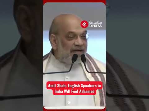 English-Speaking Indians Could Soon Face Shame, Claims Amit Shah