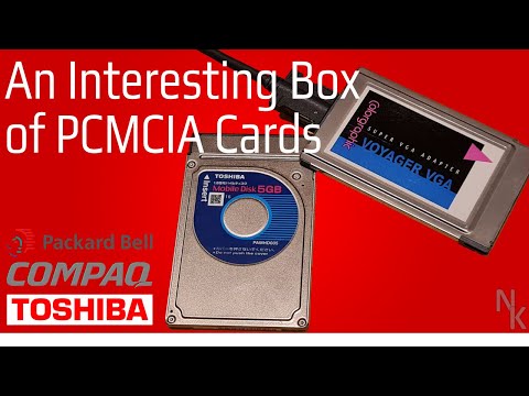 An interesting box of PCMCIA Cards