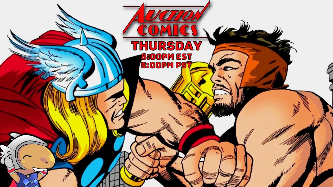 AUCTION COMICS THURSDAY // January 15th, 2026 // 8pm (est) // Comic Book Auction