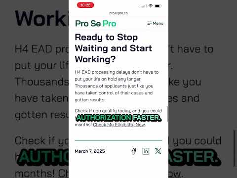 H4 to EAD Processing Time: How to Get Your Work Authorization Faster