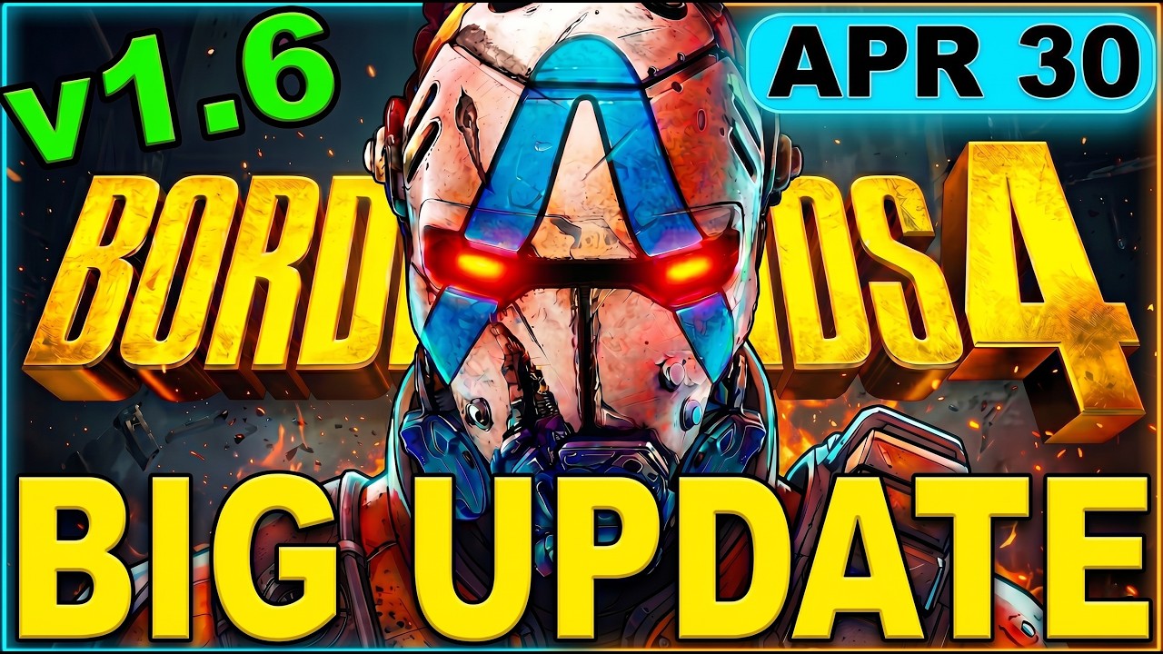 Borderlands 4 Update 1.6 Patch Note - More Bosses, Huge Buffs & Game-Changing Fixes!